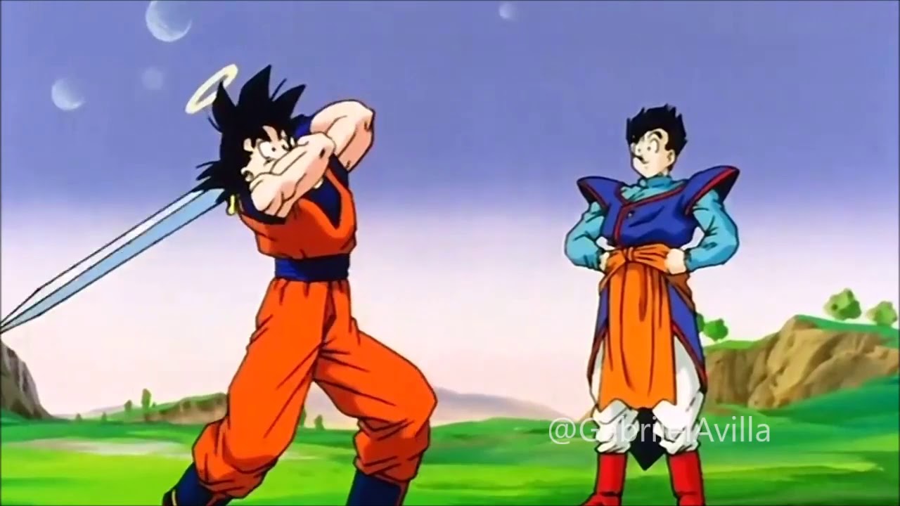Goku usando a Espada Z - YouTube