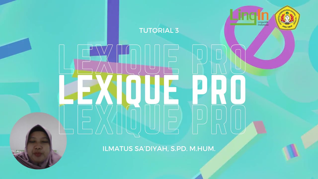 TUTORIAL LEXIQUE PRO - YouTube