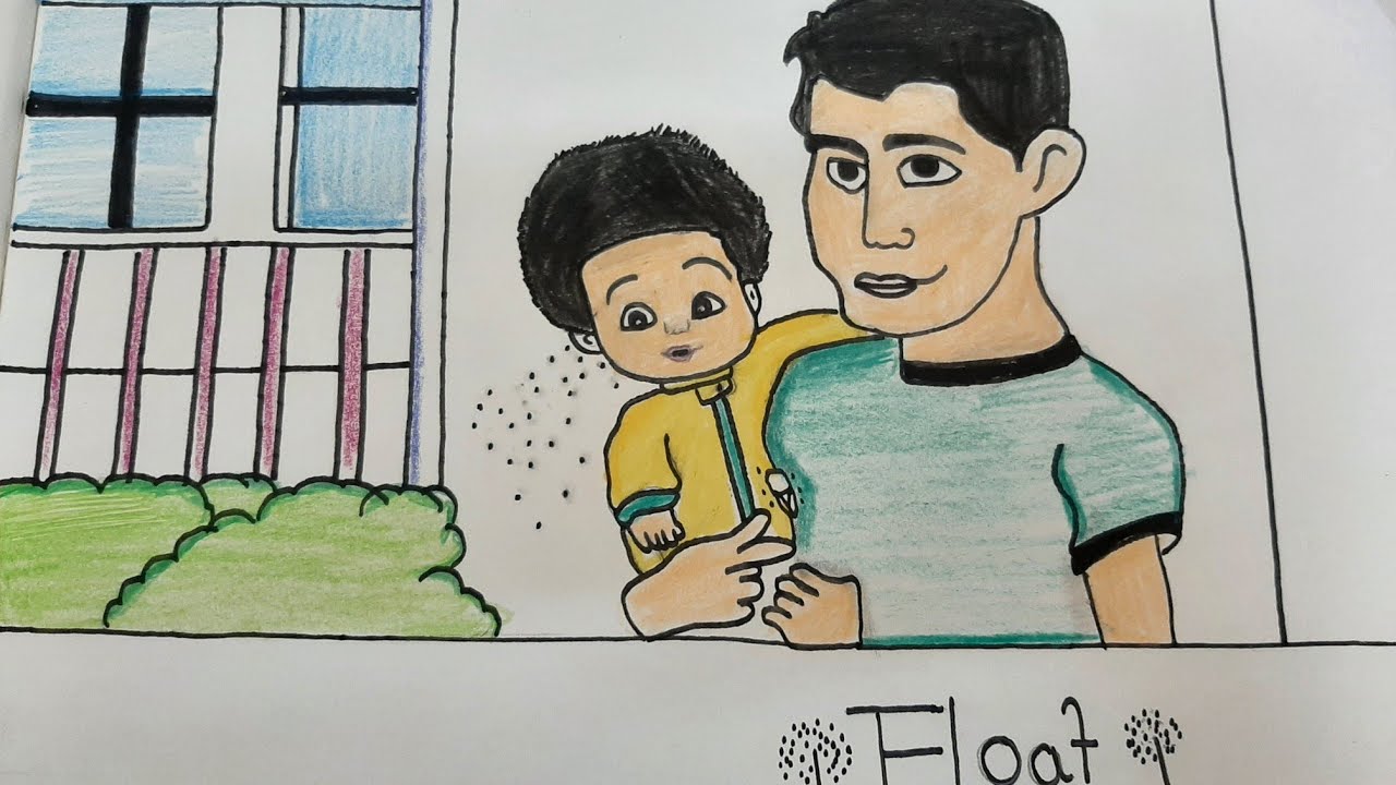 How to draw Float movie drawing // Disney pixar movie float drawing ...