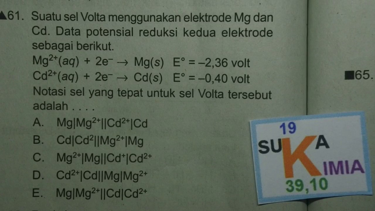 Notasi sel Volta -kimia SMA - YouTube