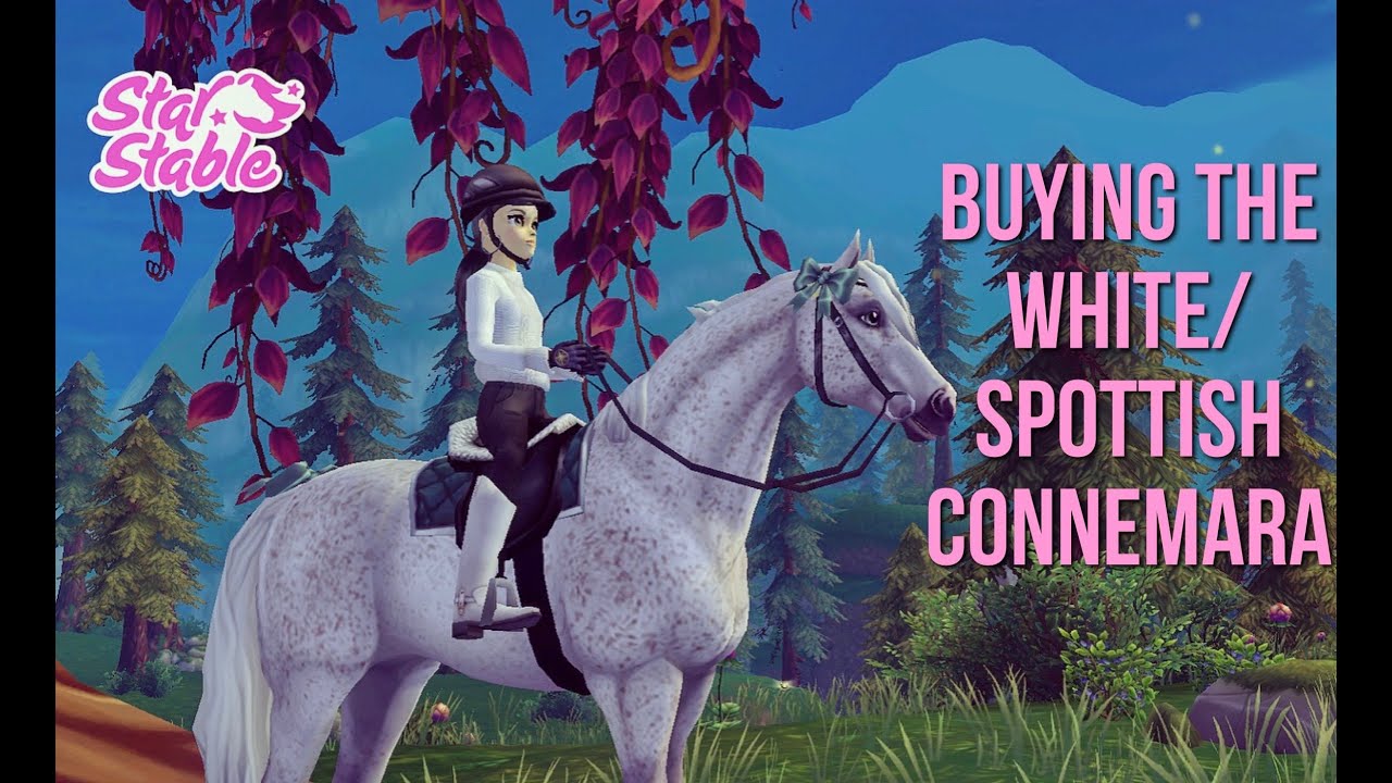 BUYING THE WHITE/SPOTTISH CONNEMARA | STAR STABLE ONLINE | SSO - YouTube