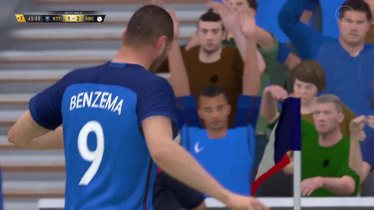 FIFA17 - FUT17 - BUT EXTRAORDINAIRE DE K.BENZEMA - YouTube