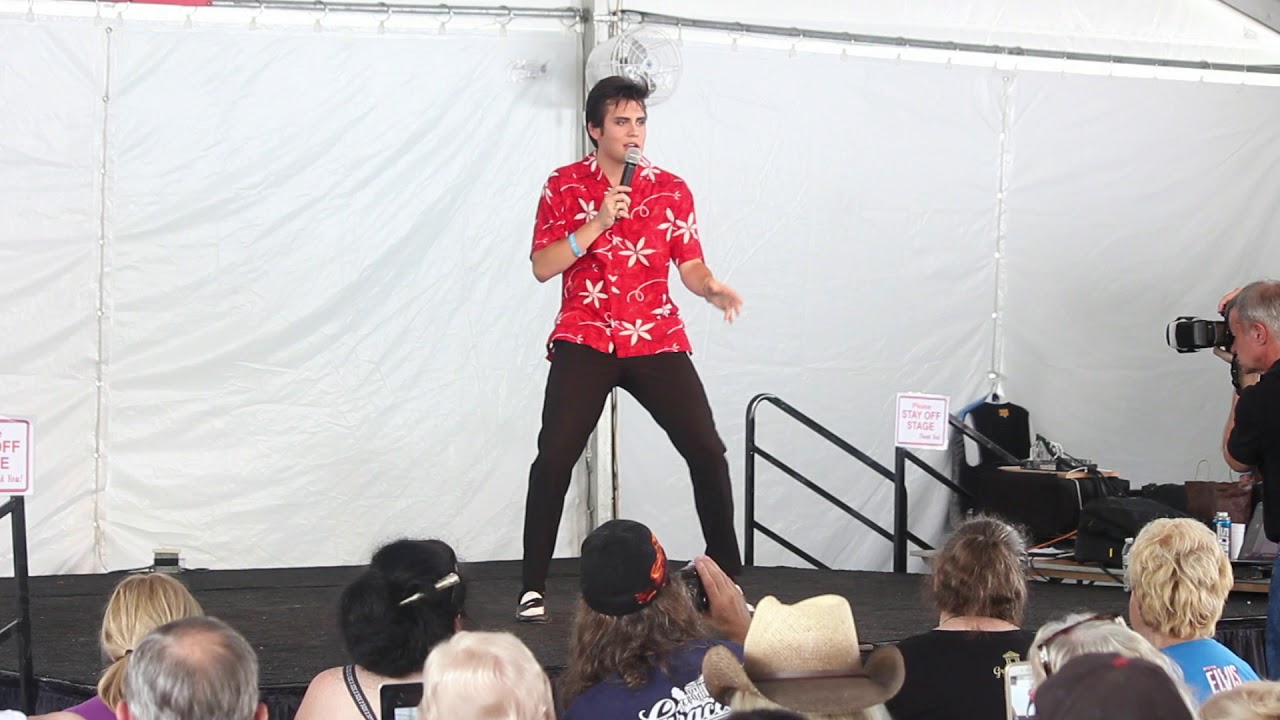 Taylor Rodriguez sings 'Shake Rattle & Roll' Elvis Week 2017 - YouTube