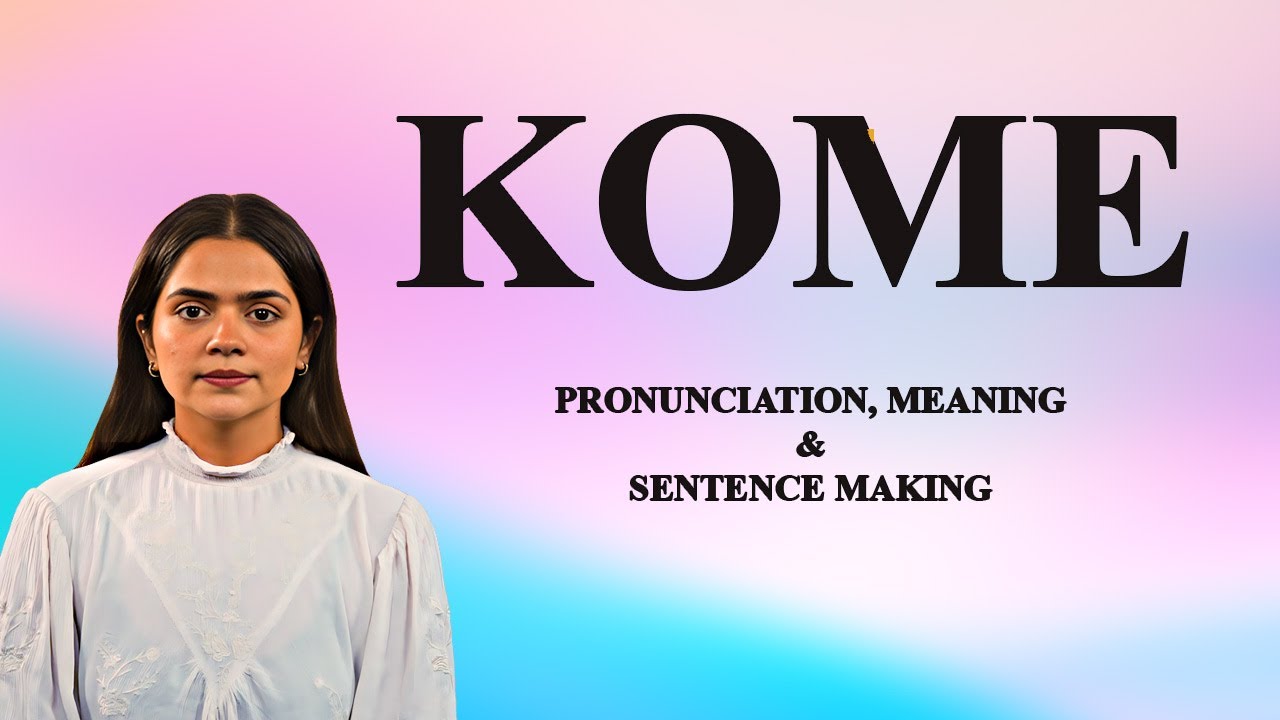 Kome - Meaning_&_Pronunciation_Word_World_Audio_Video_Dictionary - YouTube