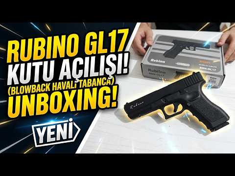 Rubino GL17 Blowback Havalı Tabanca Kutu Açılış