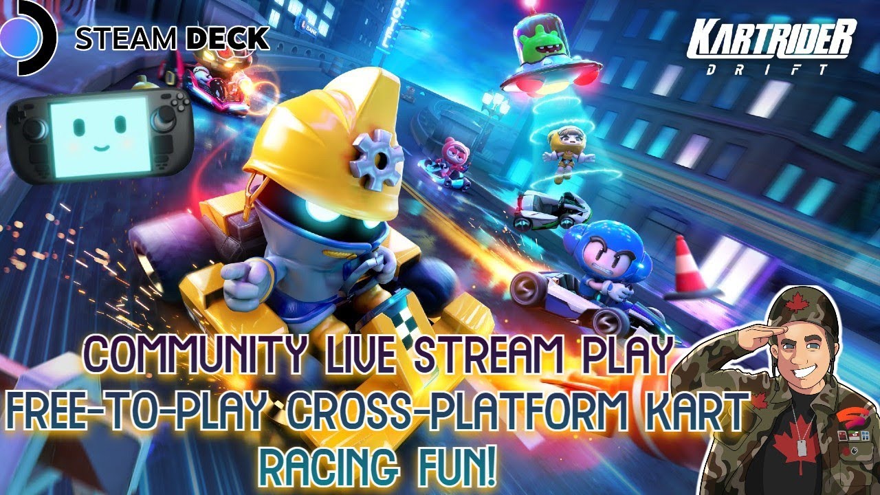 Steam Deck KartRider Drift kart racing fun! | Steam | Free to play ...
