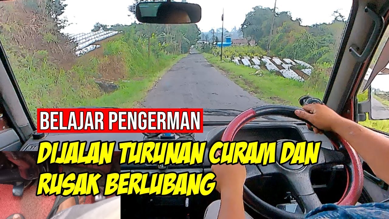 Teknik Pengereman Mobil Manual Di Jalan Turunan Curam bagi Pemula - YouTube