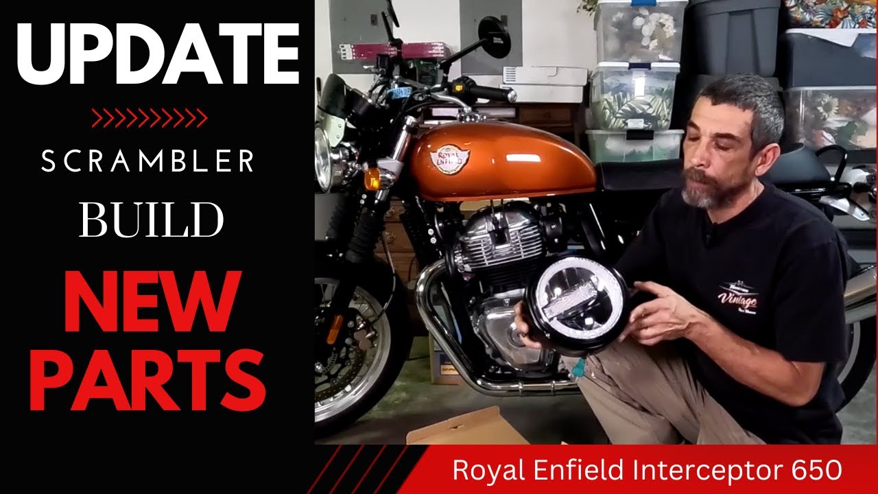 Update For My Royal Enfield Interceptor 650 Scrambler Build - YouTube