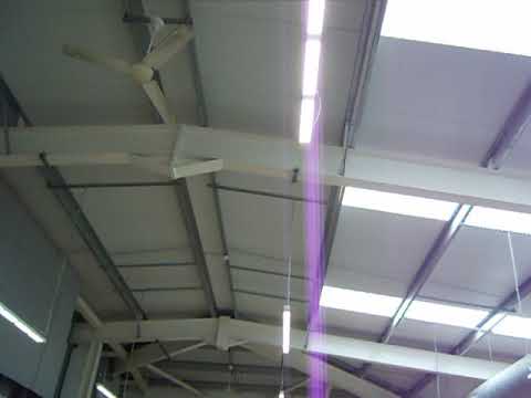 Newlec ceiling fans and Industrial ceiling fans at Halfords, St. Helens ...