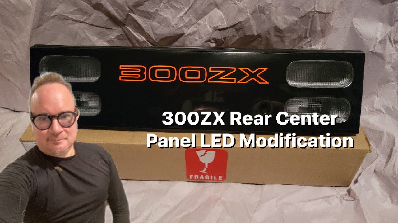 NEW JDM 300ZX (Z32) Taillight Center Panel LED Conversion! - YouTube
