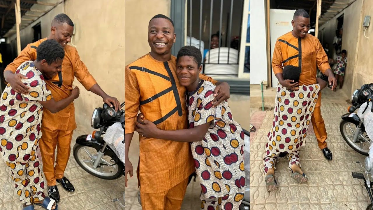 Iya Ibeji Omo Arayele Pastor Gabriel Agbala share motorcycle, sewing ...