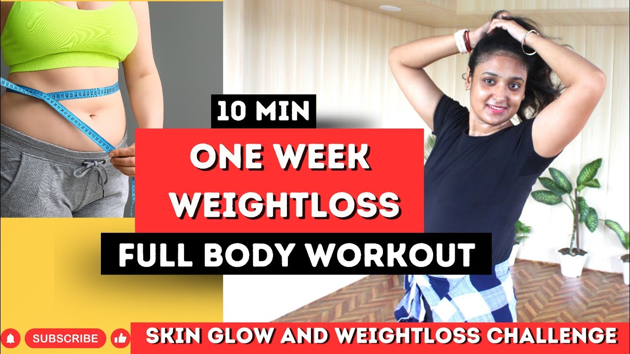 Weight Loss Full Body Exercise ||Fullbody Workout||Weightloss in one ...