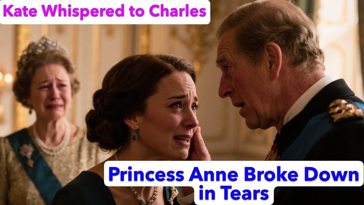 Kate Whispered to Charles—Princess Anne Broke Down in Tears | Emotional ...