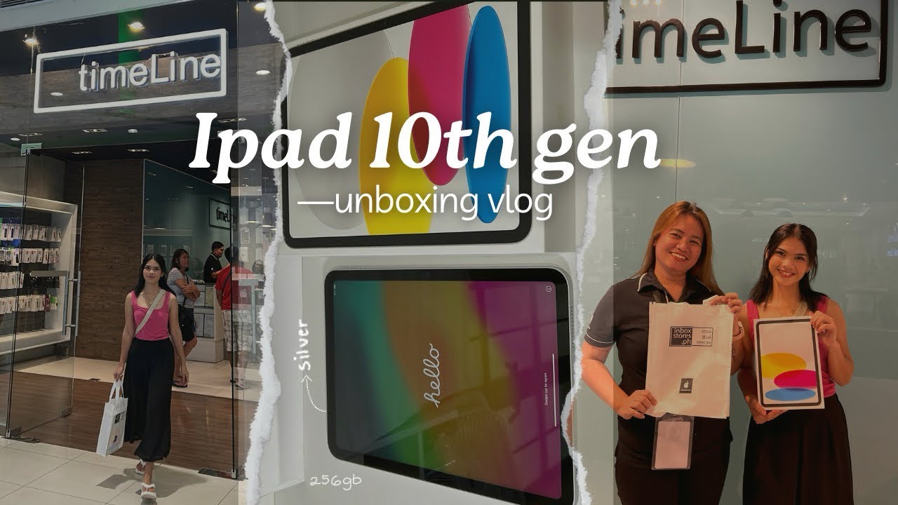 Ipad 10th gen Unboxing (256gb, silver) | accessories 2024𐙚 - YouTube