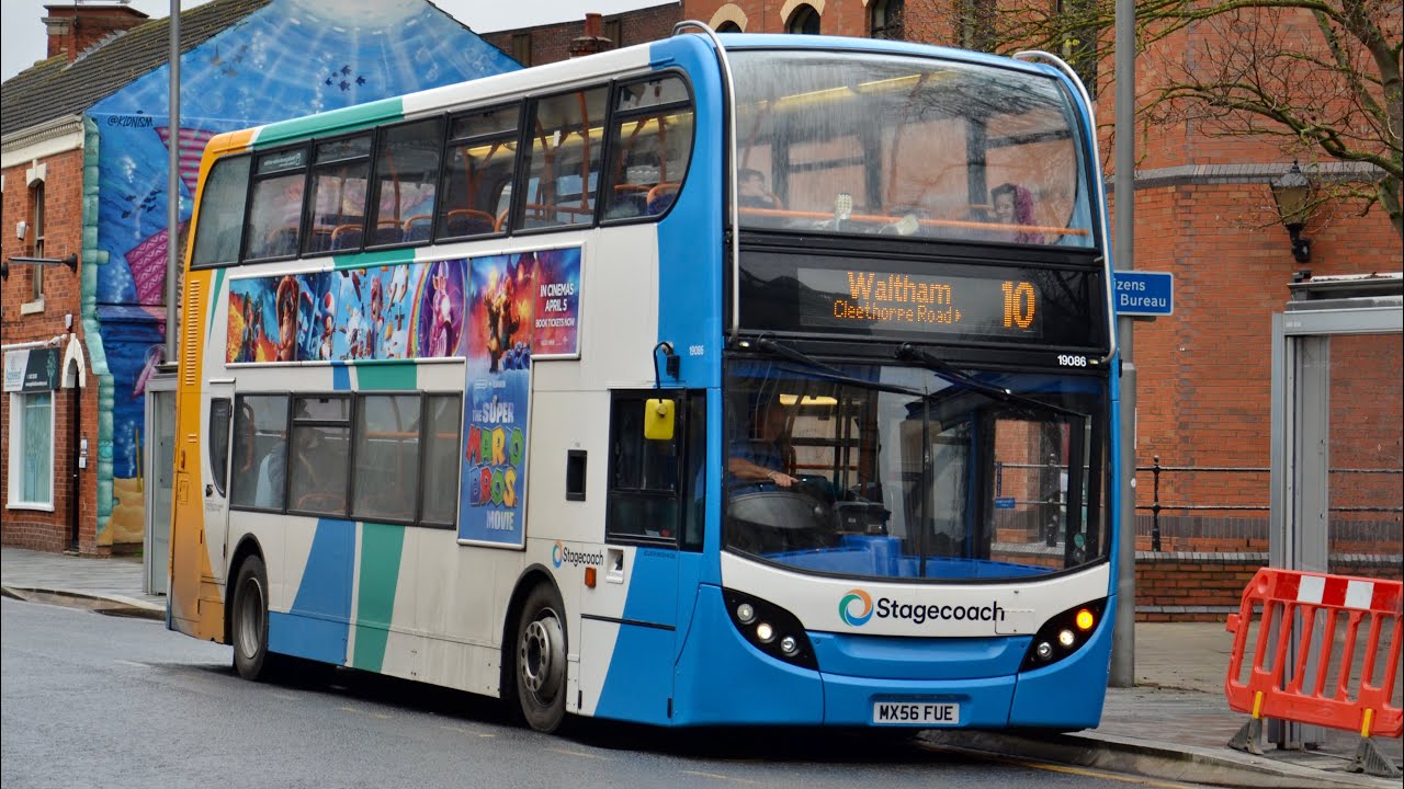 Older E400: Stagecoach East Midlands 19086 (MX56FUE) Dennis Trident 2 ...