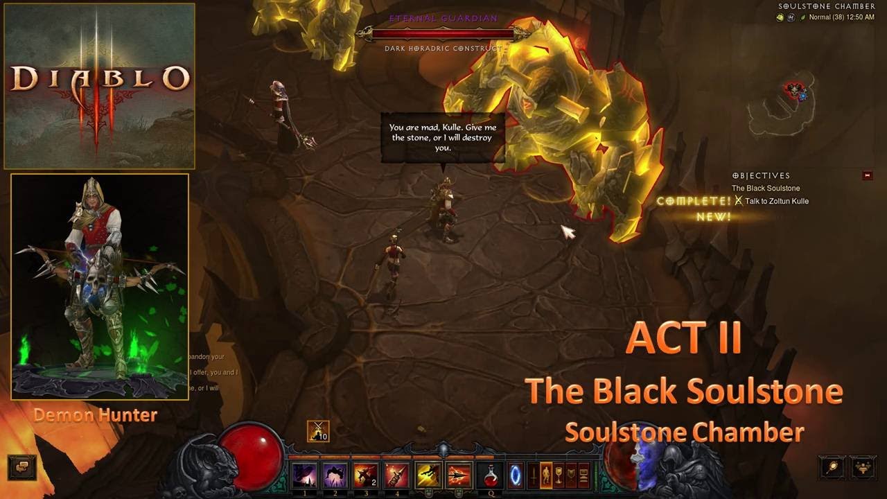 Diablo III - ACT II - The Black Soulstone - The Soulstone Chamber ...