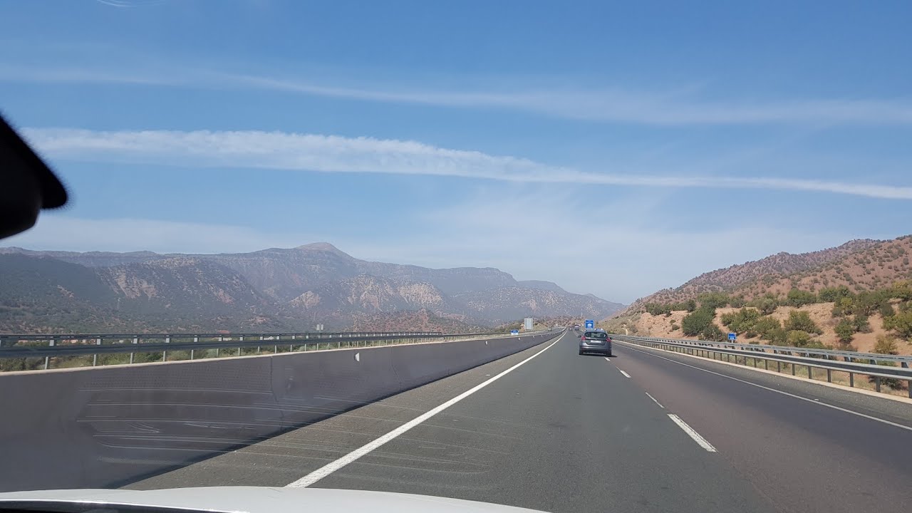 الطريق بين اكادير و مراكش 🌹 Autoroute agadir Merrakech 😍 #morocco_maroc ...