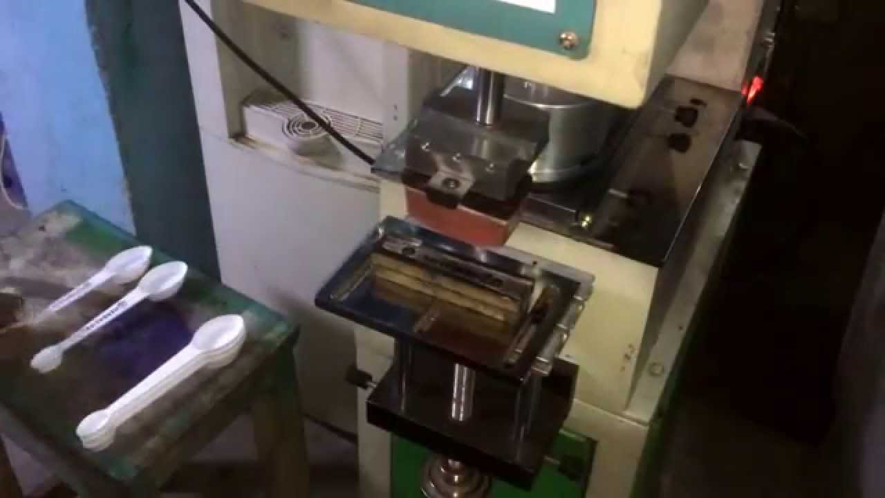 Pad Printing Machine For Plastic Spoons +919871917917 @namanenterprises ...