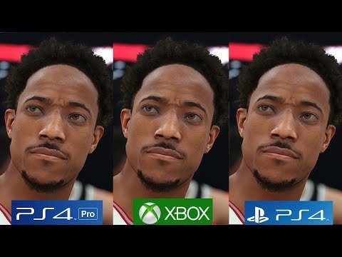 [4K/60FPS] NBA 2K18 - PS4 PRO vs PS4 vs Xbox One Graphics Comparison