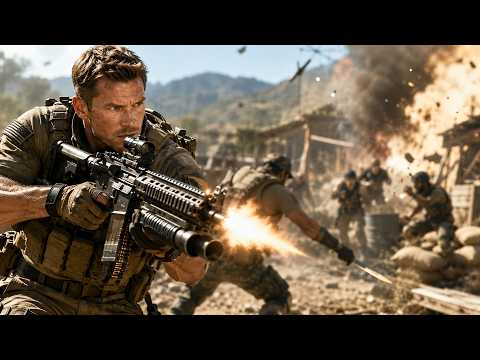 2026 Action Movie: The army launches a heavy-fire assault on an enemy camp and fights to victory!