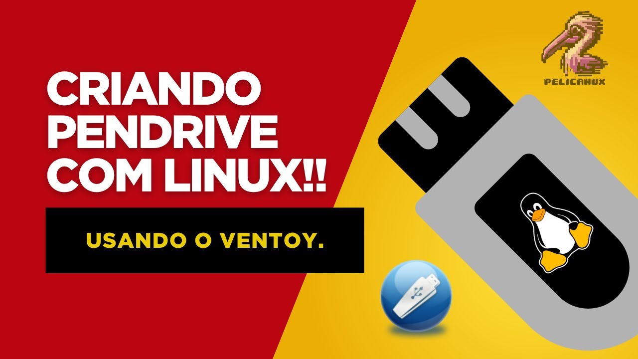 Como criar pendrive bootavel com linux usando o Ventoy - YouTube