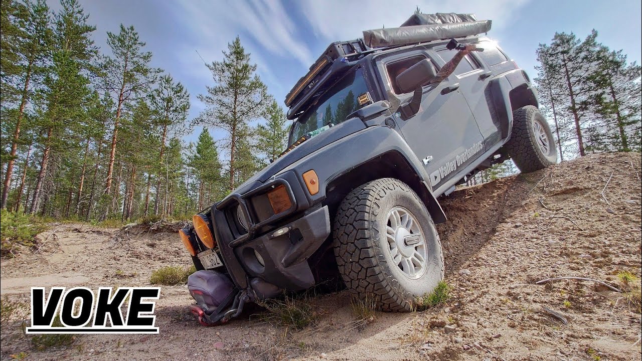 Epic Overland camping in the Heat. Hummer Amarok Land Cruiser. Offroad ...