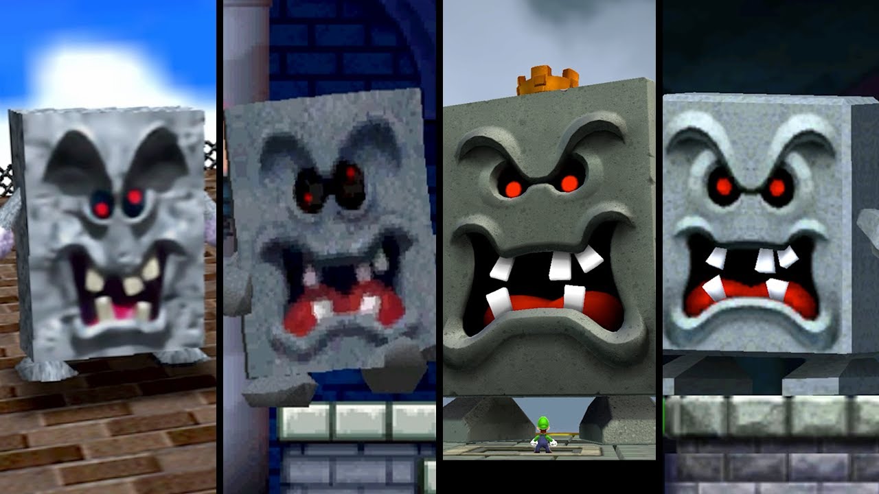 Evolution of Whomp in Super Mario Games (1996-2022) - YouTube