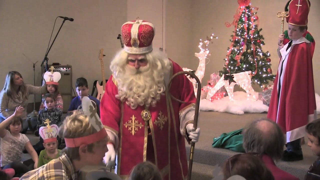 Saint Nicholas becomes Santa Claus 2014 - YouTube