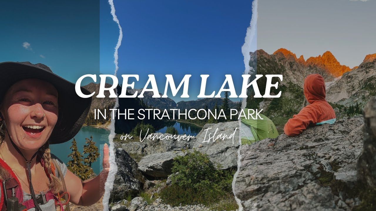 Solo Hike to Cream Lake in the Strathcona Park, 32KMS ⛰️☀️ - YouTube
