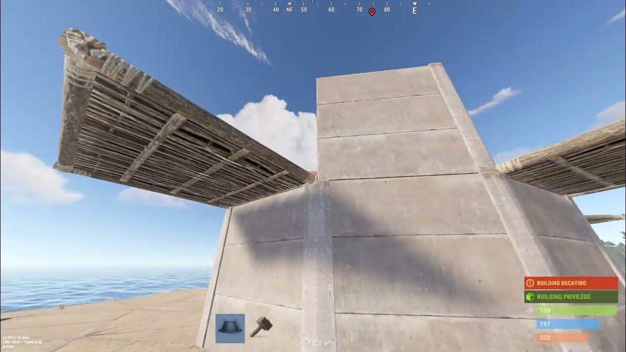 RUST Building On My new prefab! - YouTube