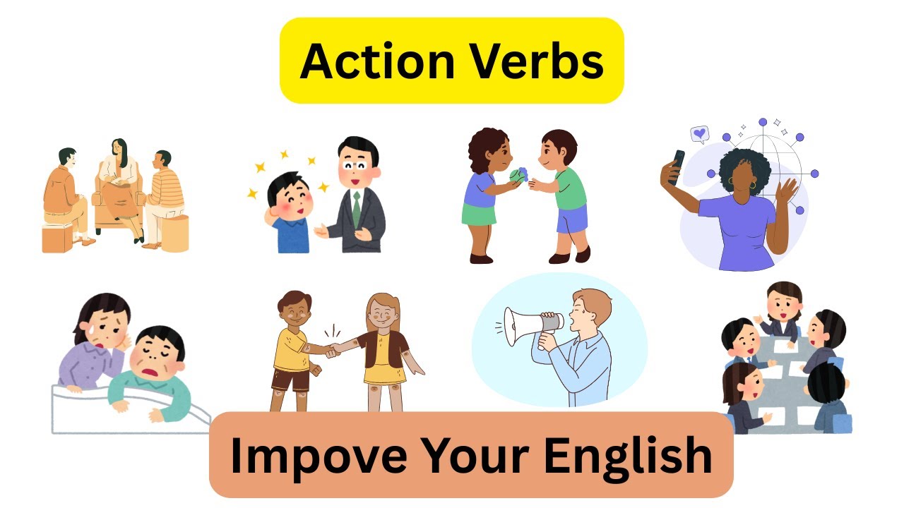 The Best Ways Learn English With Action Verbs - YouTube