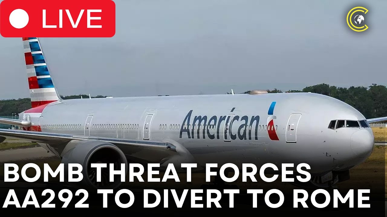 LIVE | SHOCKING Emergency on American Airlines Flight AA292 | Bomb ...