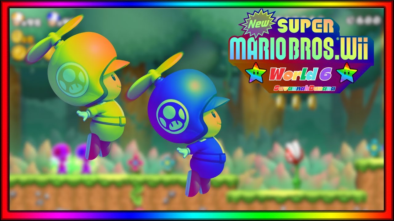 New Super Mario Bros. Wii - World 5(⭐Star bros⭐) - YouTube