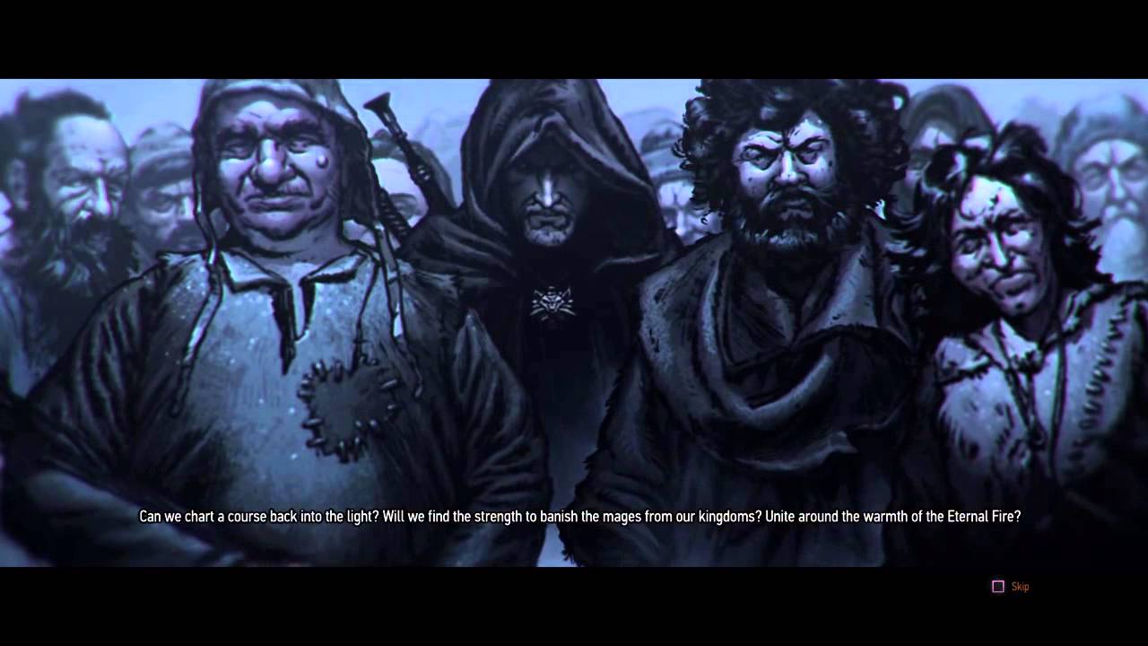 The Witcher 3: Wild Hunt opening scene! - YouTube