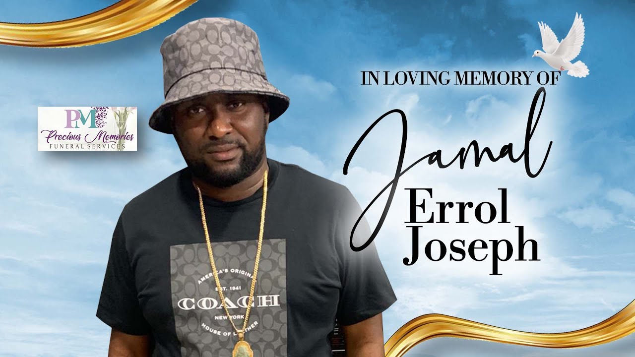 The Burial Service Of Jamal Errol Joseph - YouTube