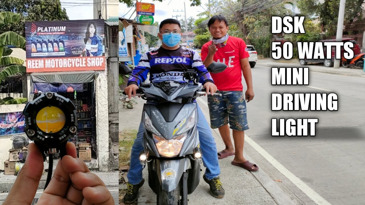 DSK 50watts mini driving light | honda beat fi v2 mdl 50watt | reem ...