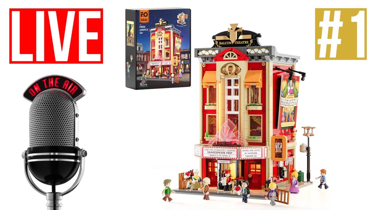 Funwhole Balcony Theatre LIVE build - 1 | Set F9056 - YouTube