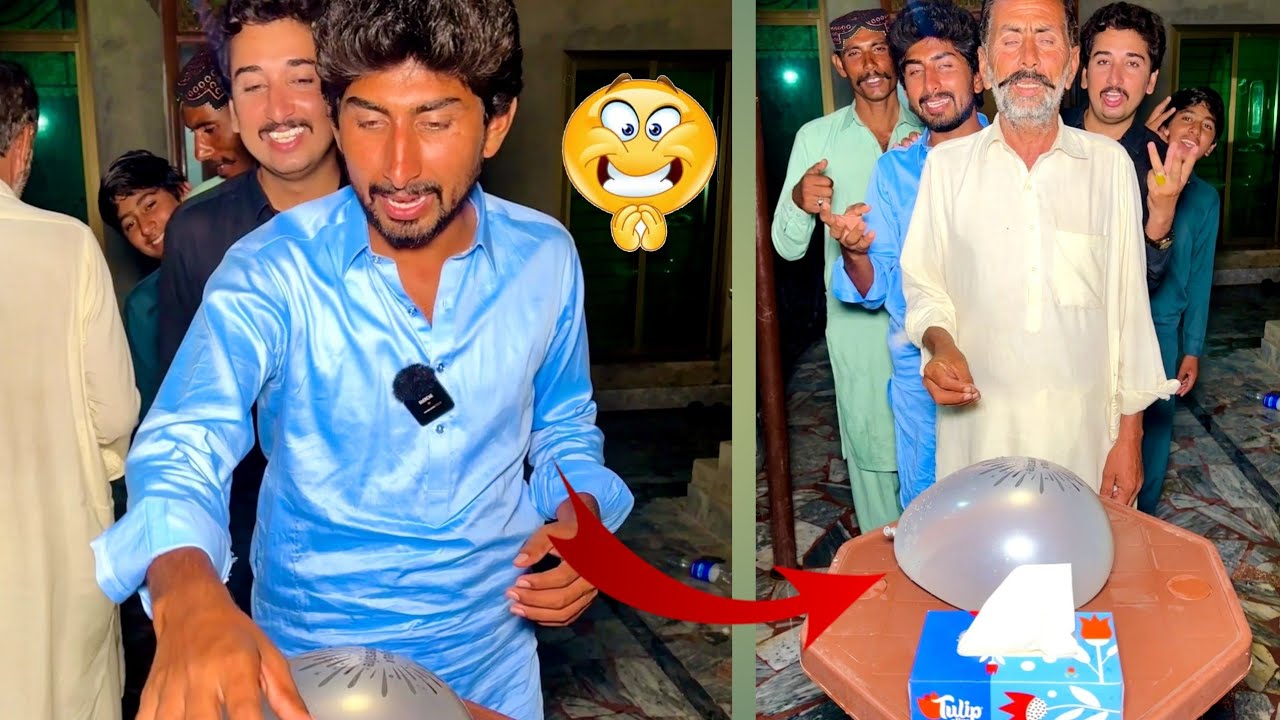 Balloon challenge 🎈 full Funny With Baba Jani😂 - YouTube