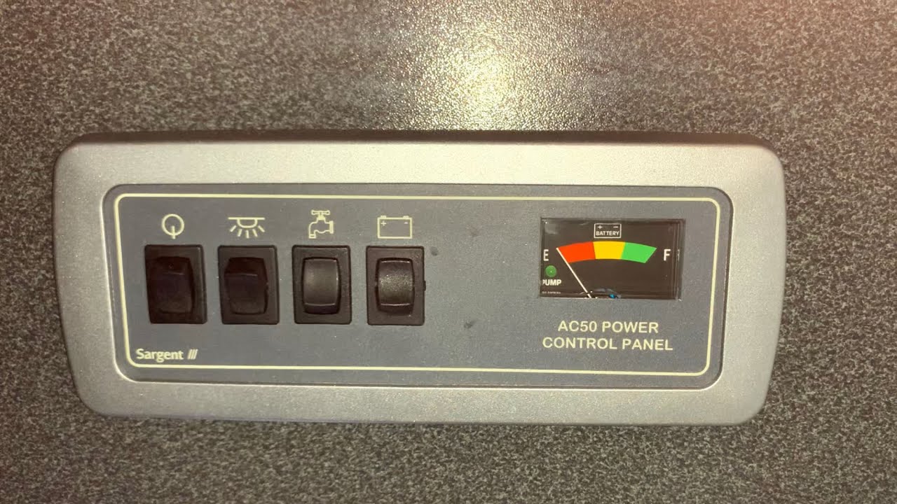 How to use the Sargent AC50 Control Panel - YouTube