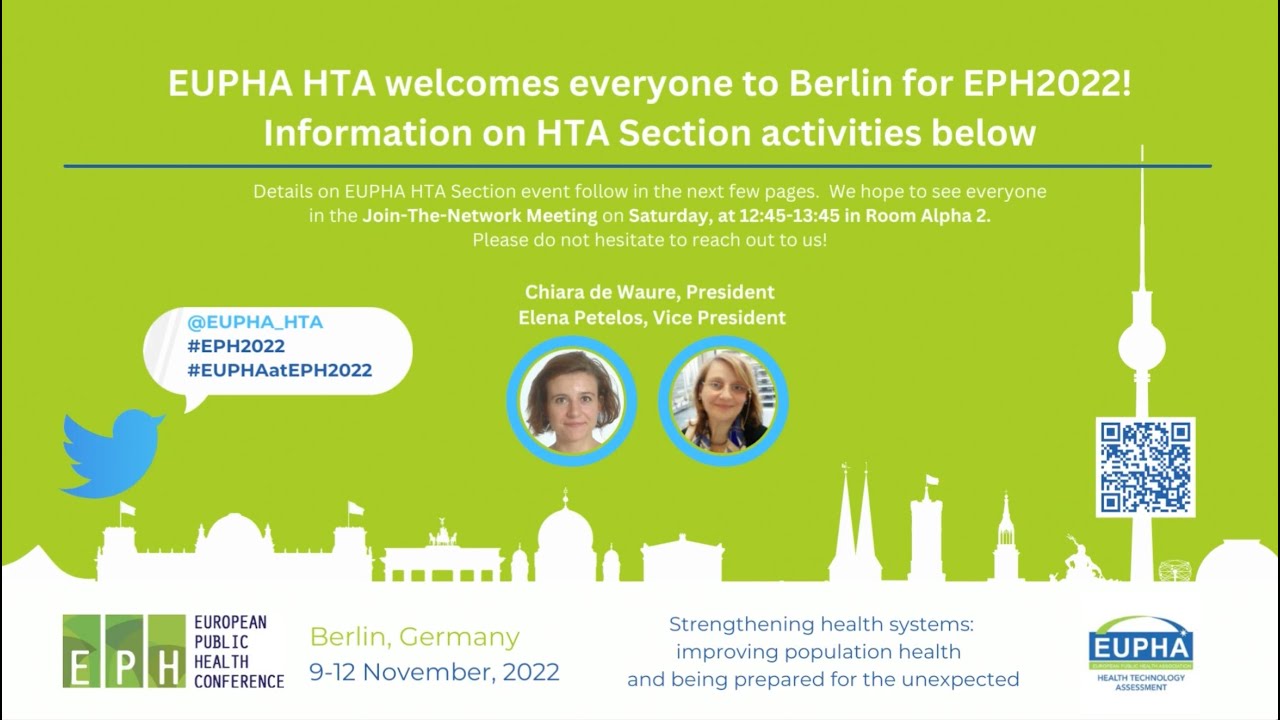 Overview of the EUPHA HTA Section activities during the 15th European ...