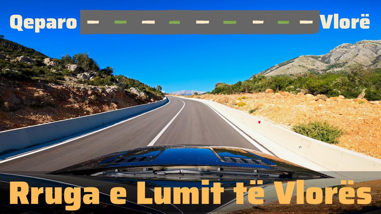 Rruga e Re Qeparo - Vlorë 2022 | Rruga e Lumit të Vlorës - 🇦🇱 Albania ...