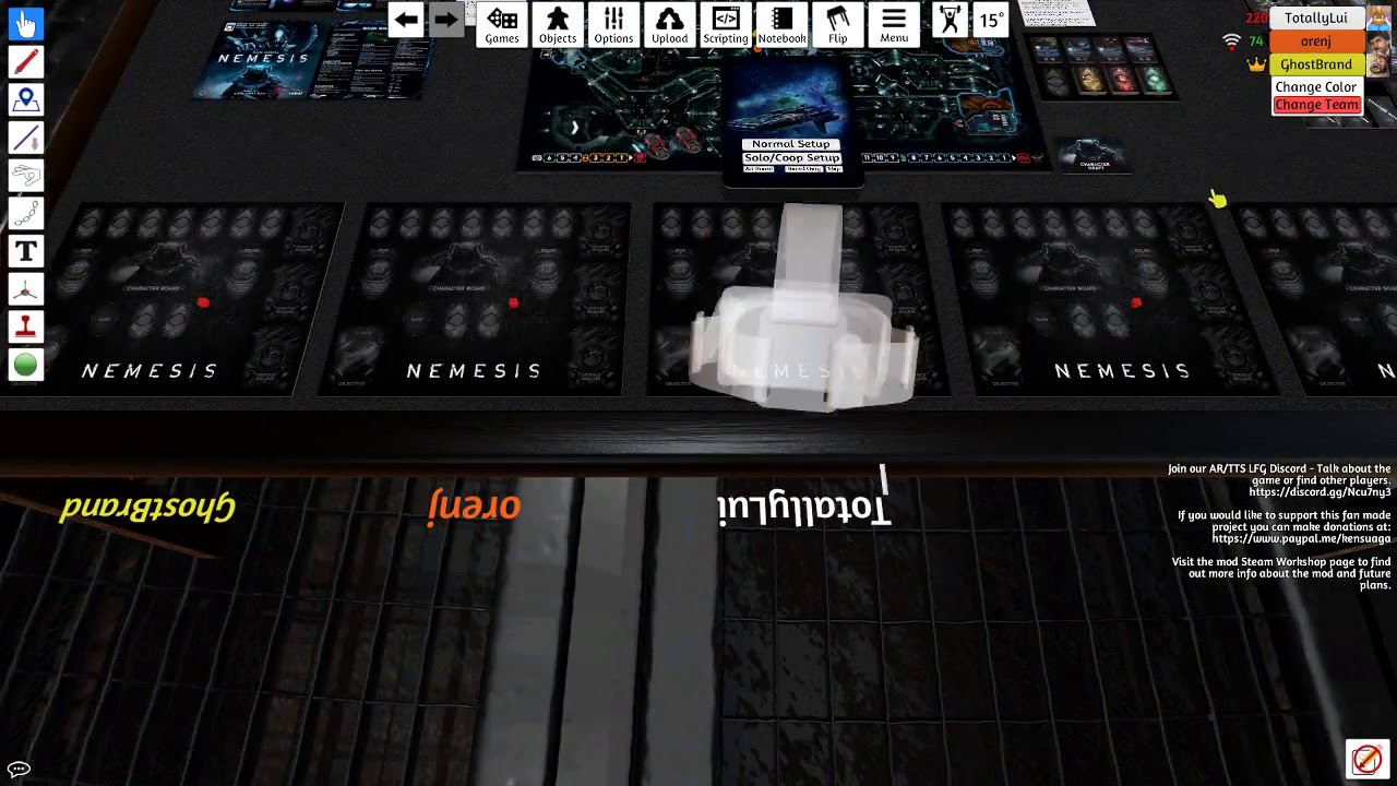 Tabletop Sim Nemesis: The First Encounter - YouTube