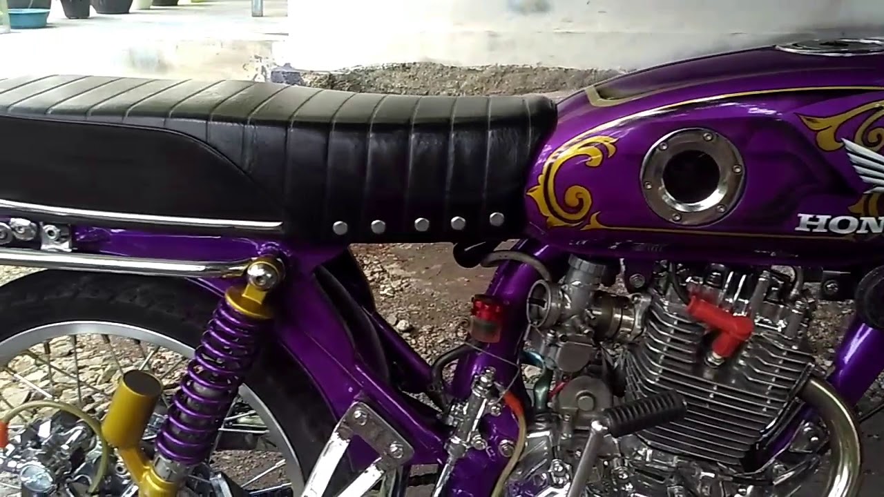 MEREVIEW HONDA CB/MODIFIKASI CB MINIMALIS KEKINIAN.FUL CROM UKIR - YouTube