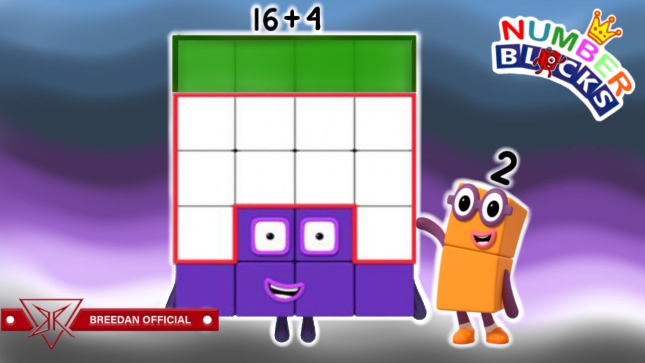 Numberblocks - Numbers Four Times Tables Numberblocks Set Remix | Learn ...