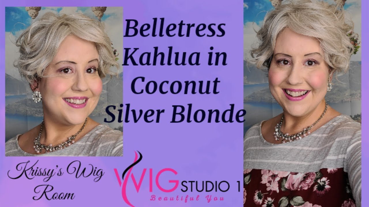 Belle Tress KAHLUA Wig Review | Coconut Silver Blonde | KRISSY'S WIG ...