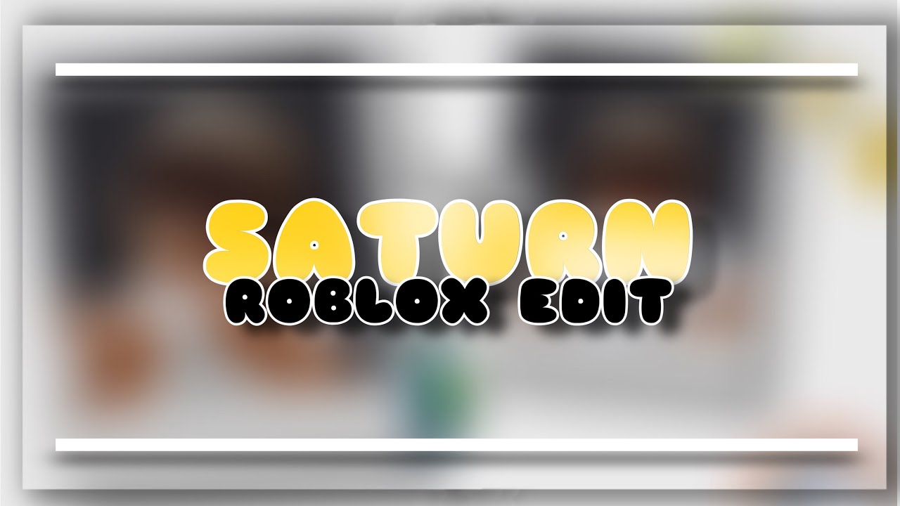 Saturn - sza || Roblox edit || - YouTube