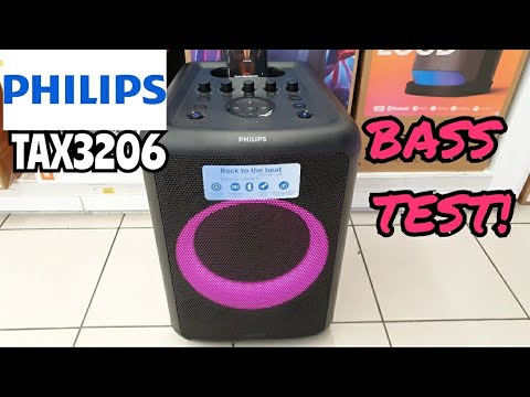 Philips TAX3206 Portable Party Speaker | Bass Sound Test!💥 - YouTube