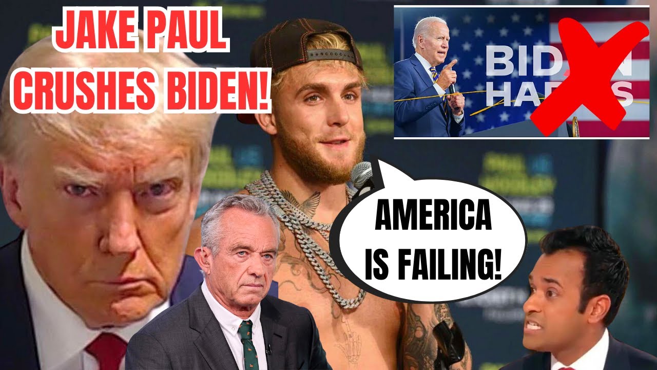 Boxer, YouTuber Jake Paul Says JOE BIDEN'S AMERICA is FAILING! Will ...