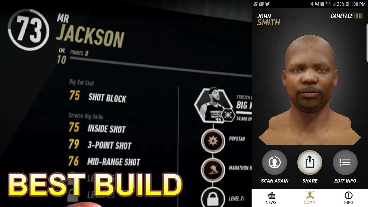 NBA LIVE 19 | BEST BUILD FOR ALL BUILDS | FACE SCAN UPDATE FOR LIVE APP ...