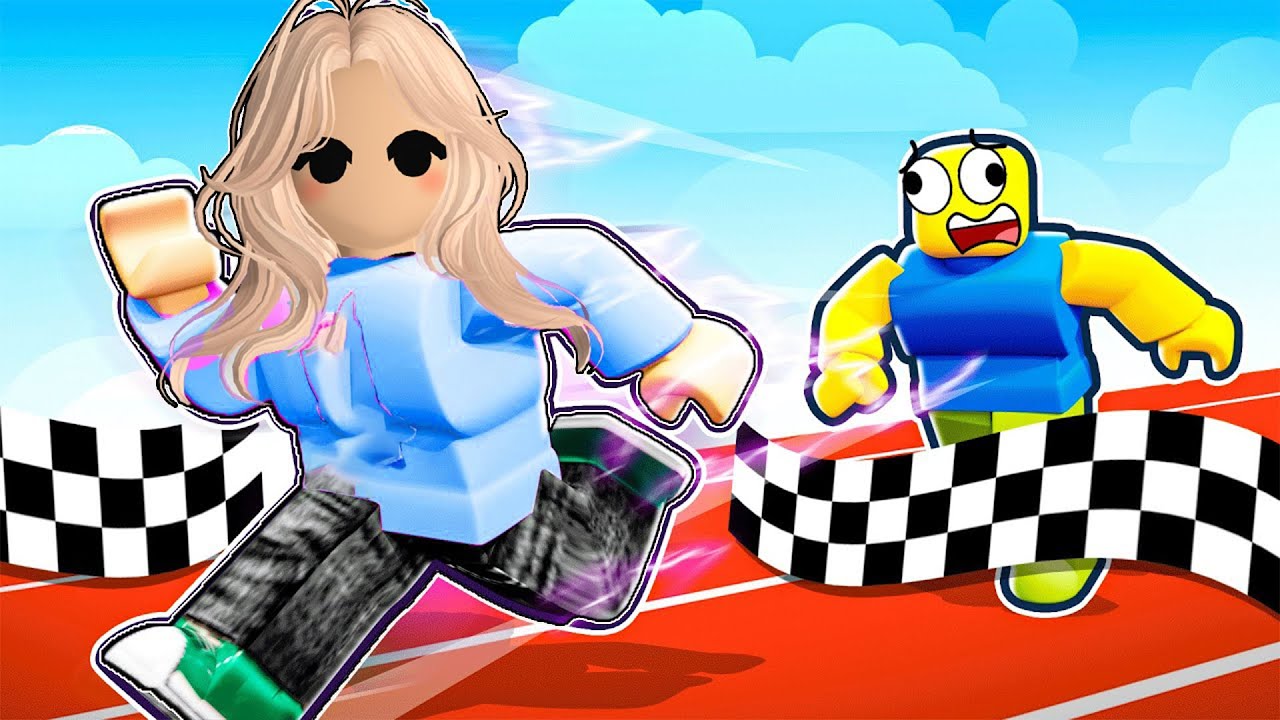 We Ran 999,999,999 Miles In ROBLOX SPRINT RACE SIMULATOR!? (Becoming ...